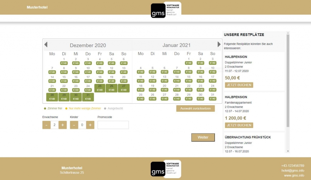 Maßgeschneiderte Hotelverwaltungssoftware | GMS Software