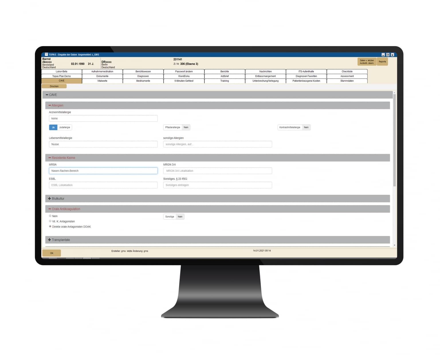 GMS Patientenmanagement | Software für Patientenverwaltung | KIS